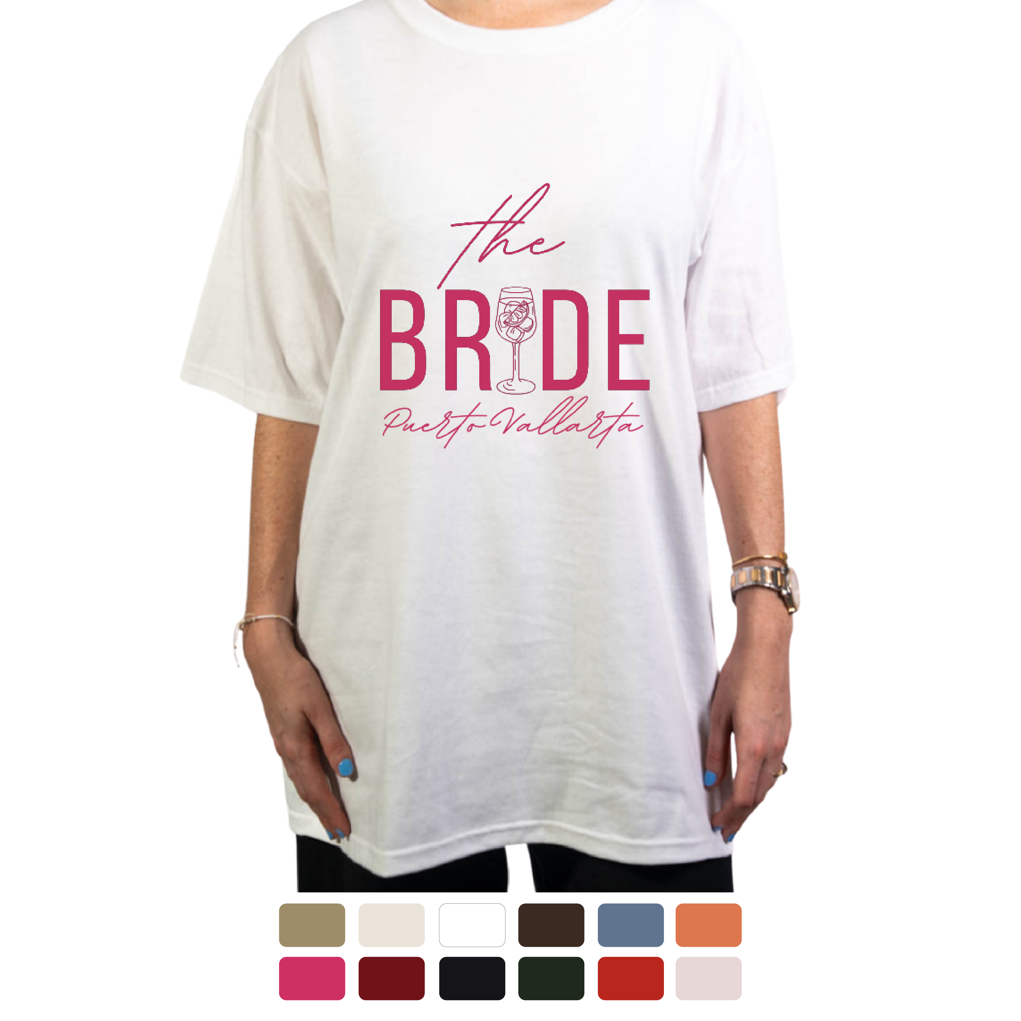 T-shirt The Bride Personalizada – Bride Thru
