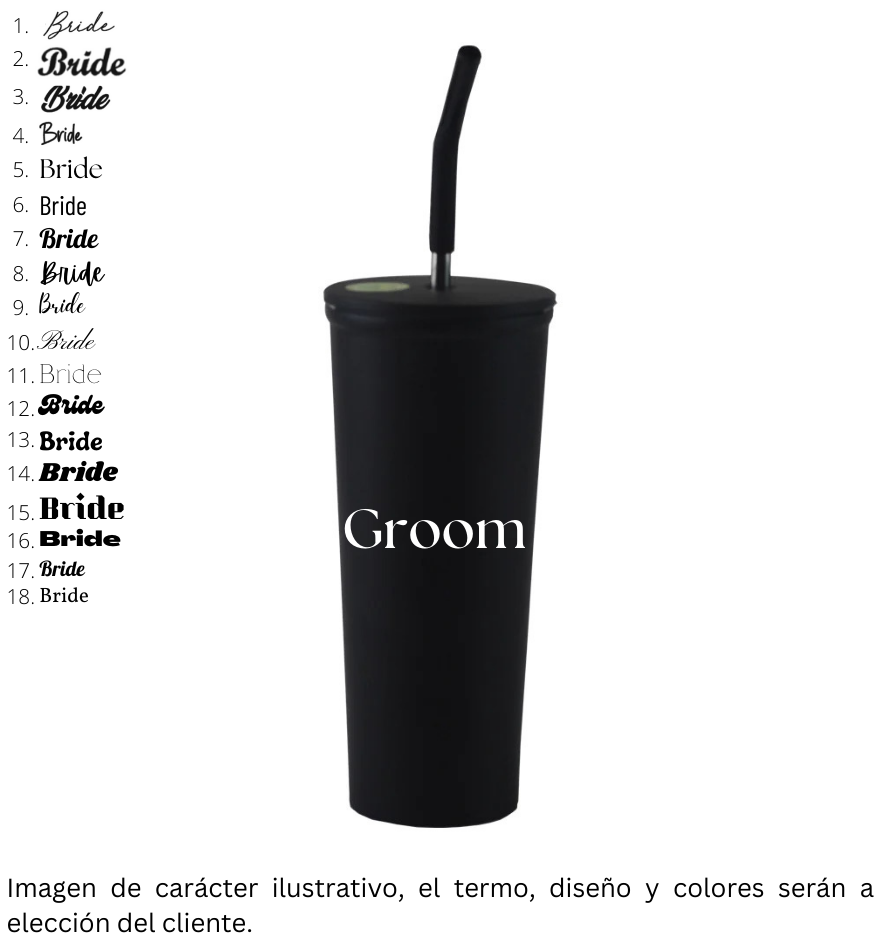 Termo aislante 24oz | BrideThru – Bride Thru